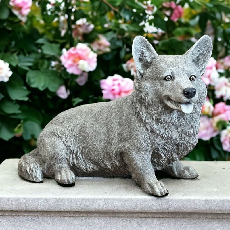 Corgi Statue - Etsy