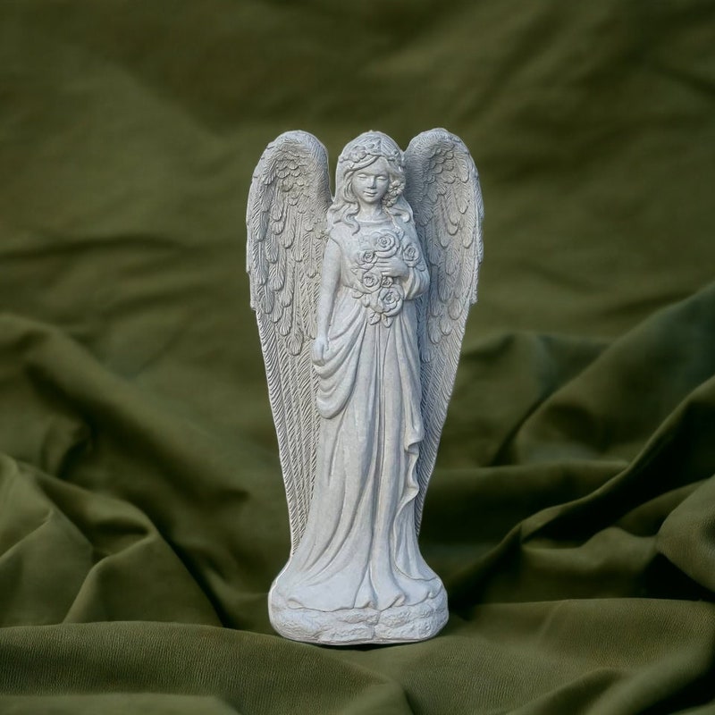 White Large Angel Statue - Etsy