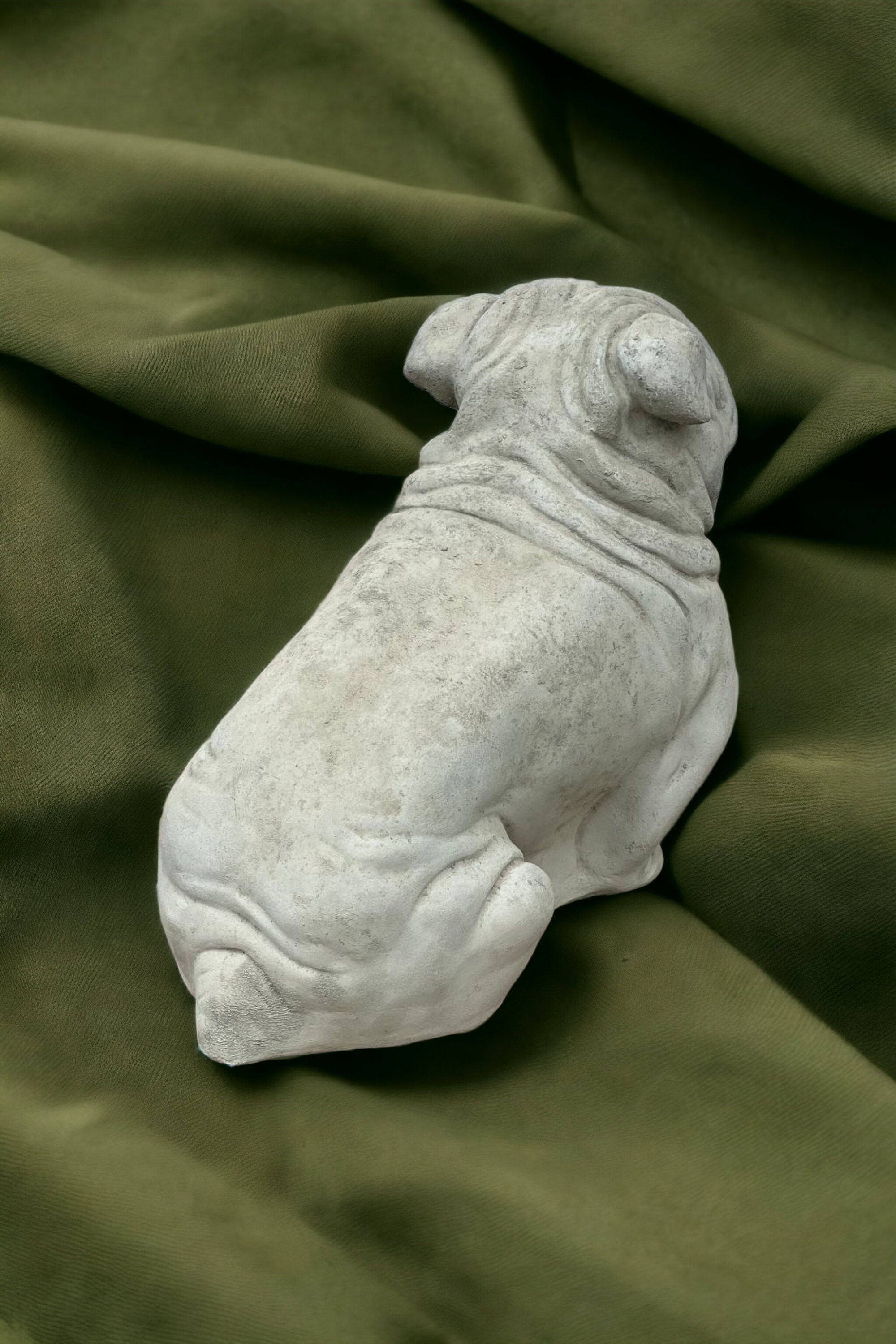 Massive Bulldog Statue Concrete Bulldog Figure Large Handmade - Etsy