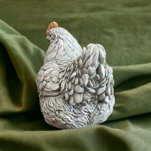 Massive Hen Chicken Figure Concrete Hen Chicken Figurine Large Farm ...