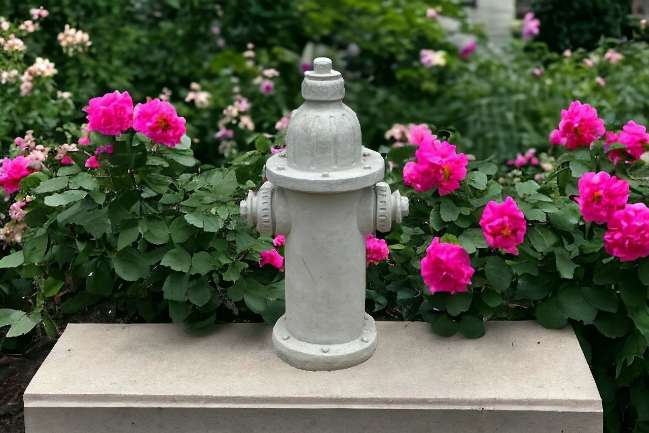 Detailed Fire Hydrant Statue Garden Water Pump Sculpture Yard Hydrant ...
