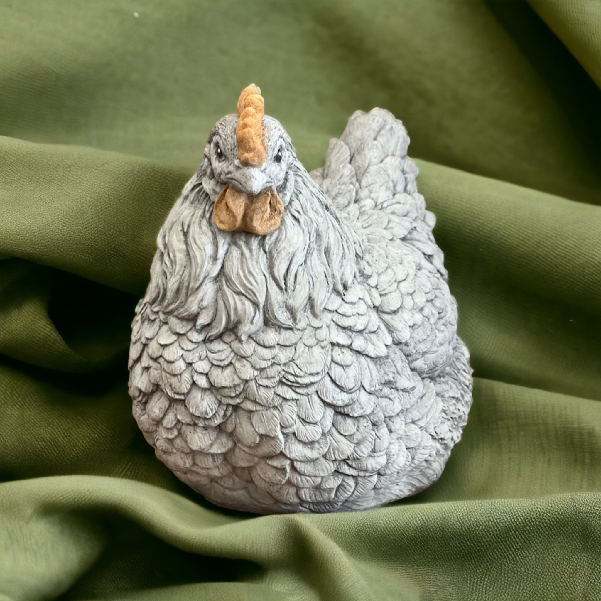 Massive Hen Chicken Figure Concrete Hen Chicken Figurine Large - Etsy