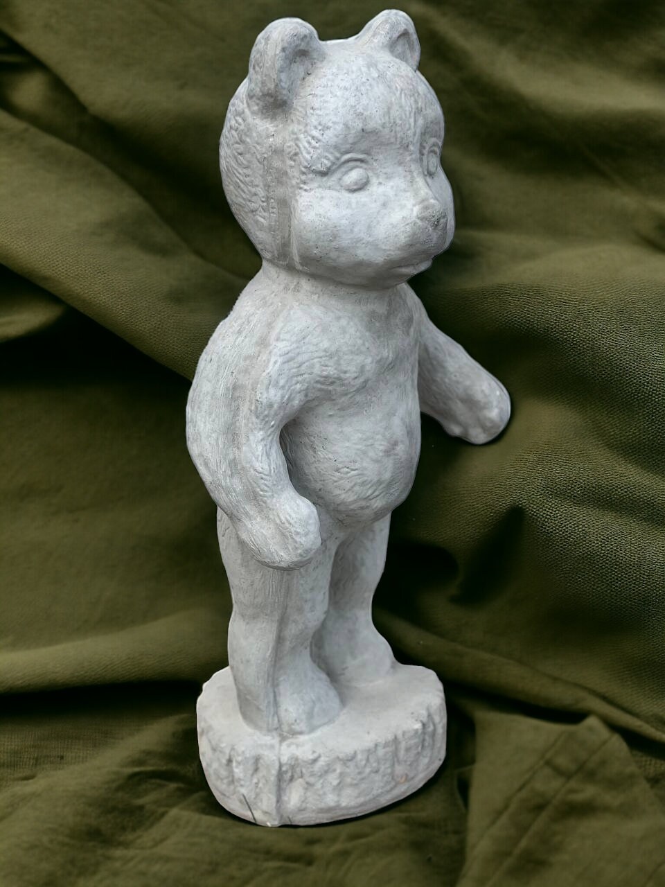 Teddy Bear Detailed Statue Concrete Standing Bear Sculpture Creative ...