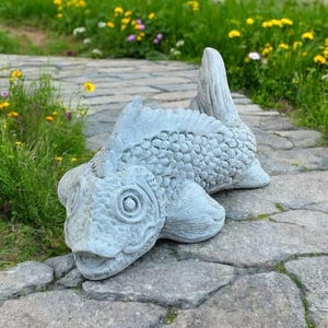 Swimming Fish Statue Detailed Fish Realistic Fish Sculpture Wild ...