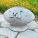 Massive Michigan Football Figure Stone Ball on Base Figurine Concrete ...