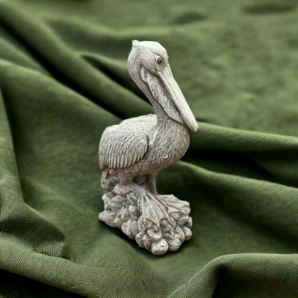 Concrete Pelican Statue - Etsy