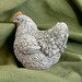 Massive Hen Chicken Figure Concrete Hen Chicken Figurine Large Farm ...