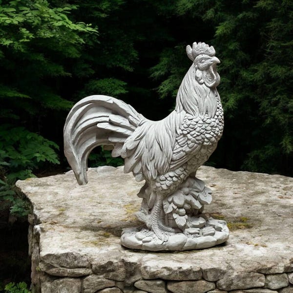 Rooster Statue - Etsy