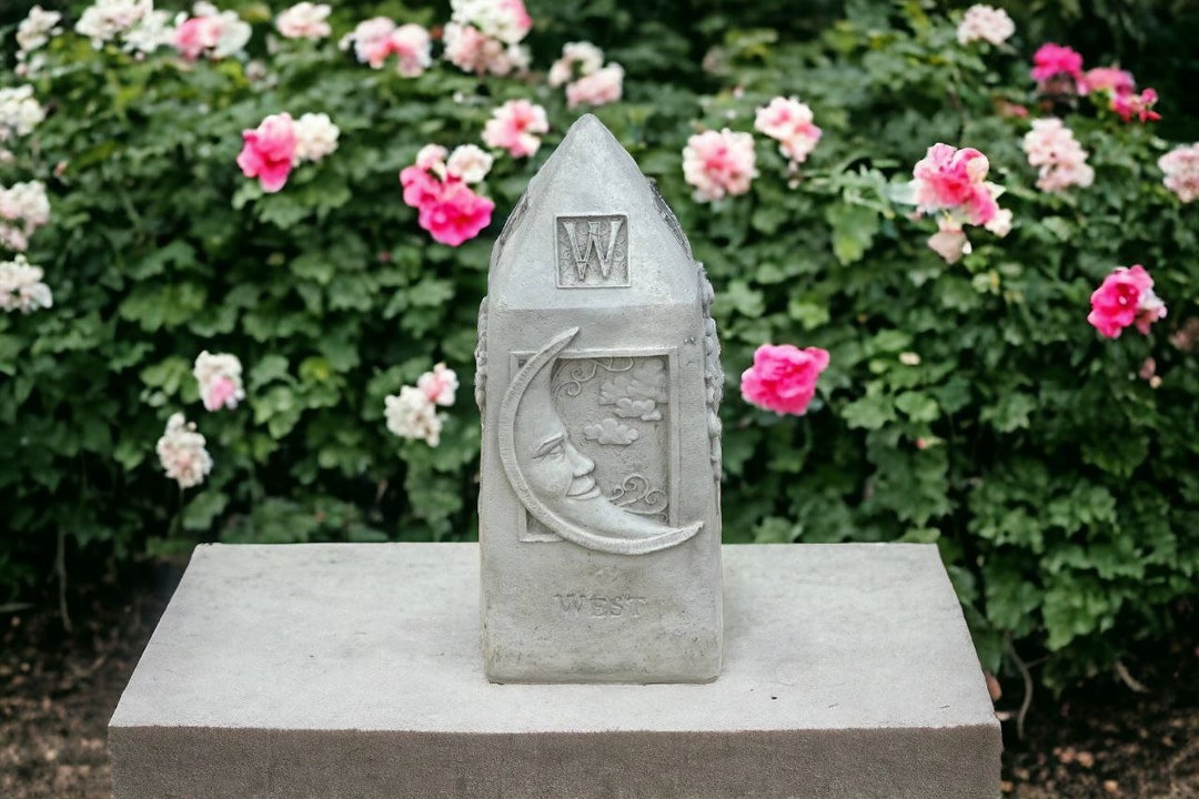 Large Directional Marker Outdoor Sculpture Garden Four Season ...