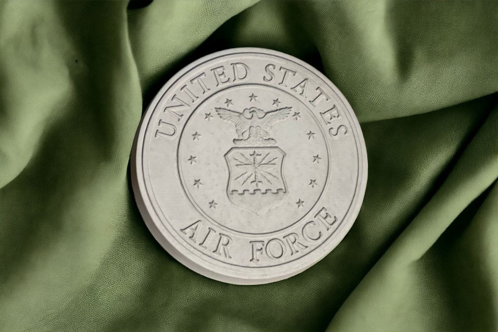 United States Air Force Stone Concrete Air Force Rock Statue Entrance ...