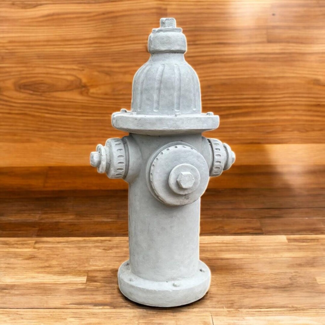 Detailed Fire Hydrant Statue Outdoor Stone Sculpture Water Pomp for ...