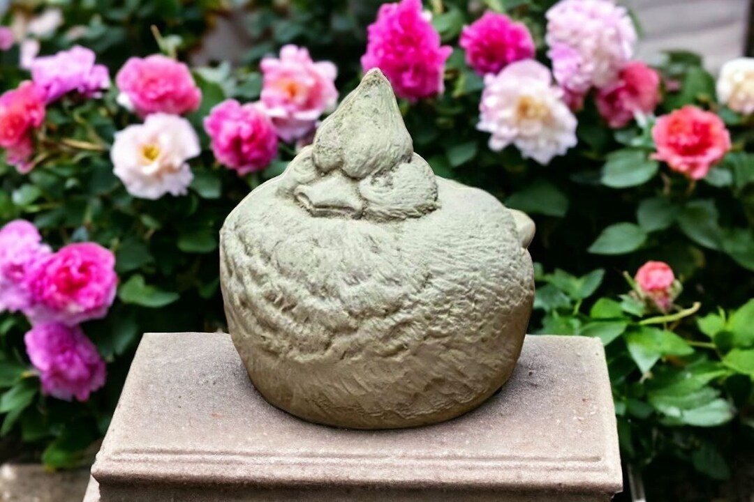 Concrete Cardinal Bubba Figure Detailed Cardinal Bird Statue Realistic ...
