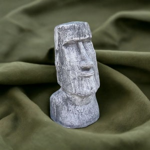 Easter Island Head Statue Large Moai Head Figure Concrete Head ...