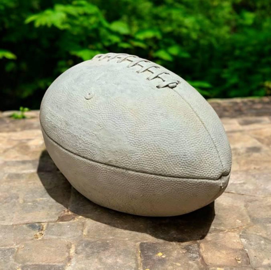 Detailed Football Statue Concrete Football Figure Porch Soccer ...