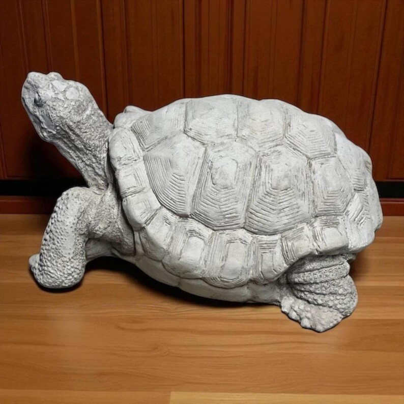 Detailed Turle Figurine Marine Style Decoration Outdoor or Indoor Stone ...