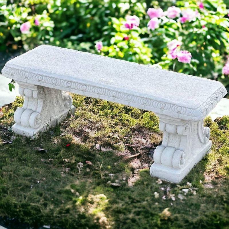 Concrete Bench - Etsy