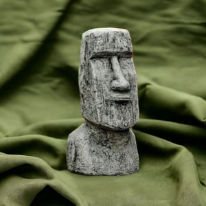 Easter Island Head Statue Large Moai Head Figure Concrete Head ...