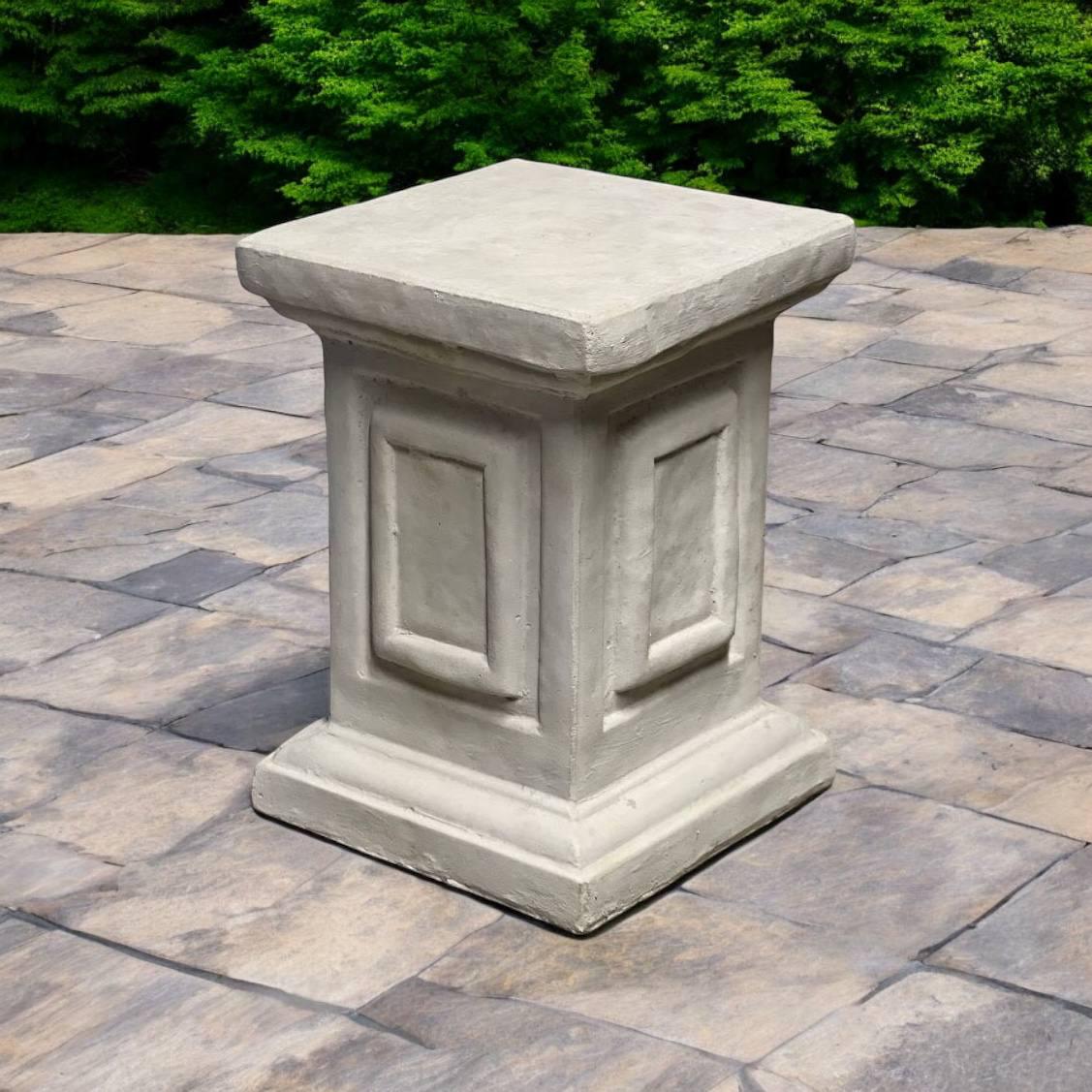 Massive Greek Pedestal Statue Large Greek Post Figure Concrete Pot ...