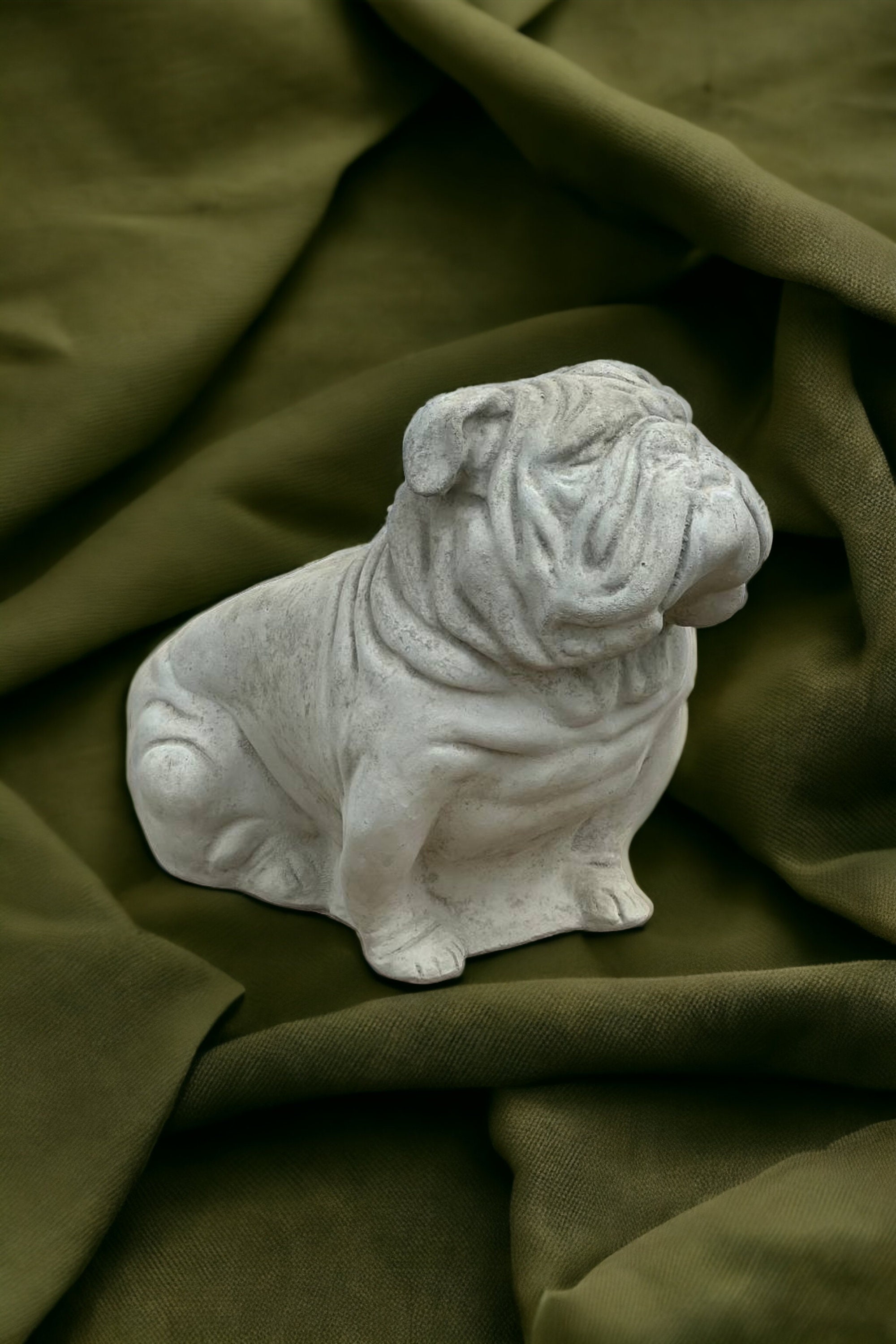 Massive Bulldog Statue Concrete Bulldog Figure Large Detailed Dog ...