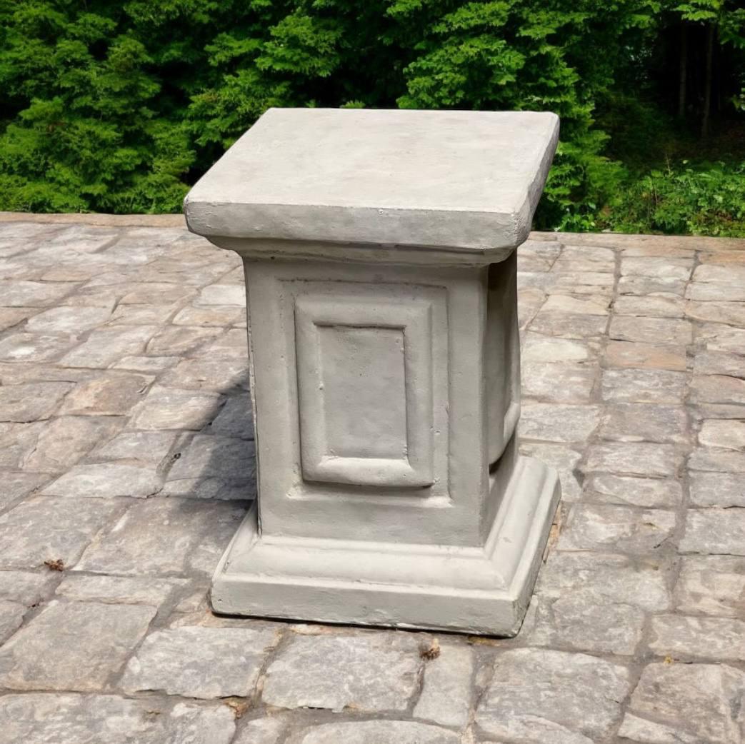 Massive Greek Pedestal Statue Large Greek Post Figure Concrete Pot ...