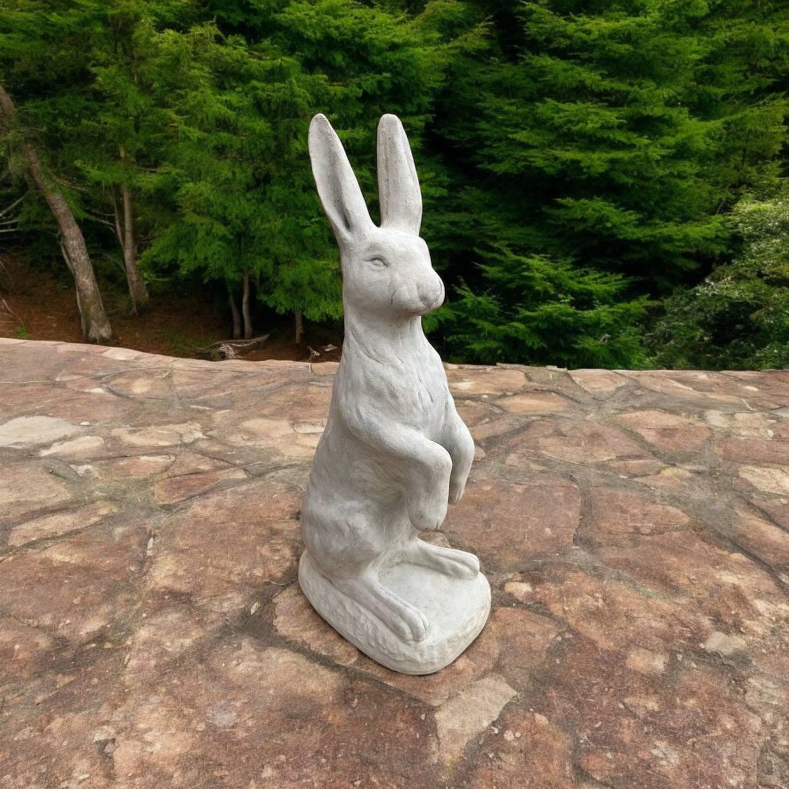 Texas Hare Rabbit Statue Stone Texas Hare Bunny Figure Concrete Bunny ...