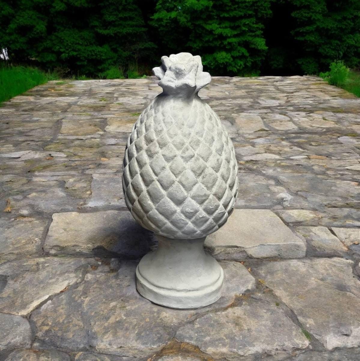 Cement Pineapple Finial Statue Stone Pineapple Finial Sculpture ...
