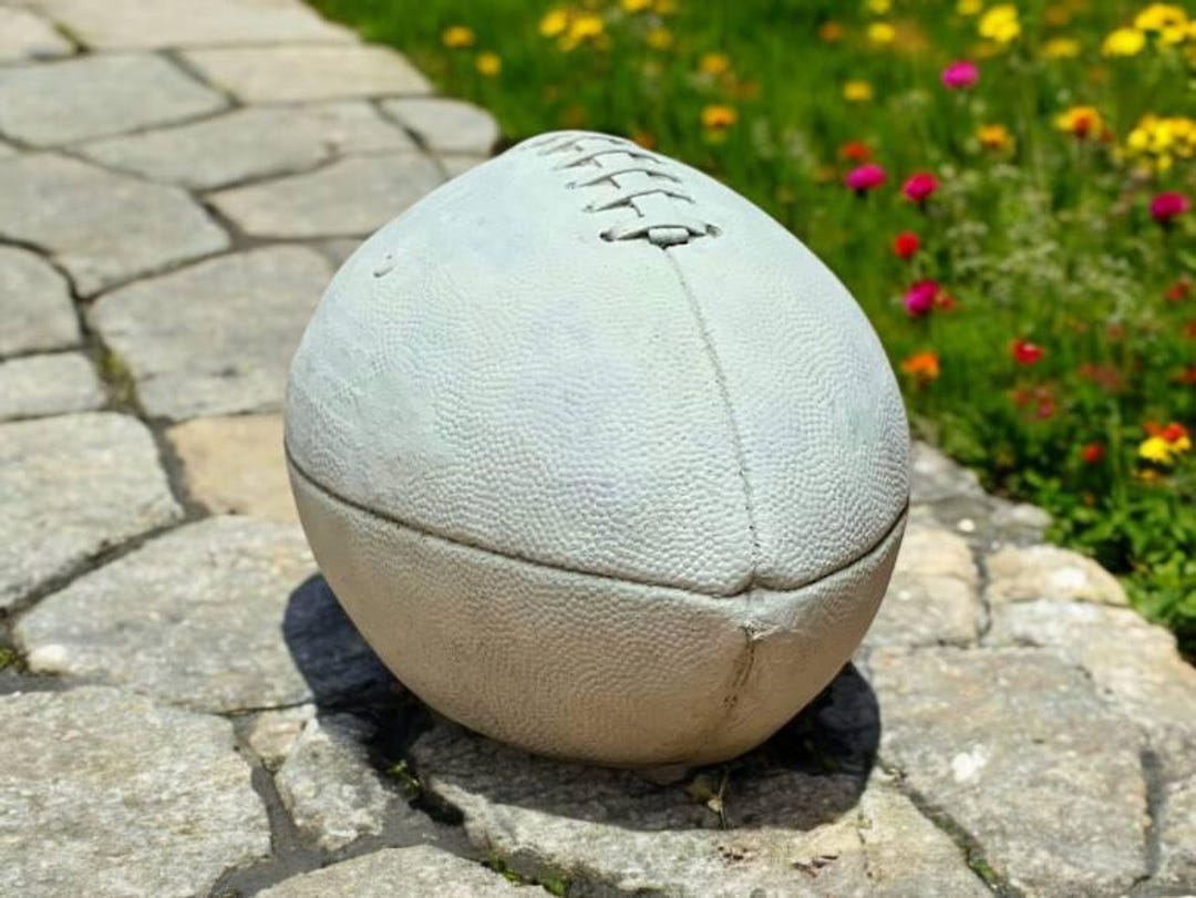 American Football Statue Stone Art Outdoor Garden Decoration Football ...