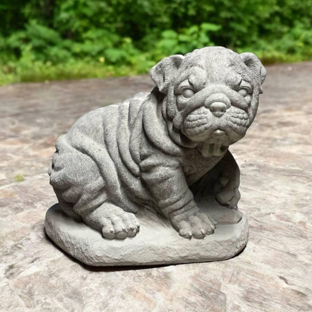 Sharpei Sitting on Base Figurine Sharpei Dog Figure Sharpei Memorial ...
