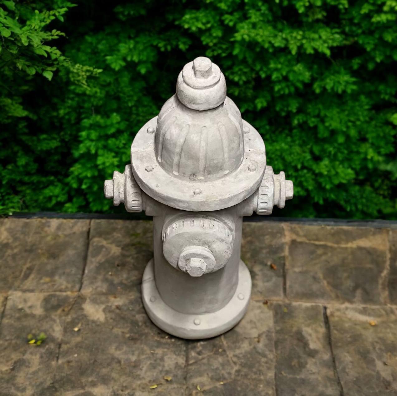 Stone Fire Hydrant Sculpture Detailed Fire Hydrant Figure Water Pomp ...