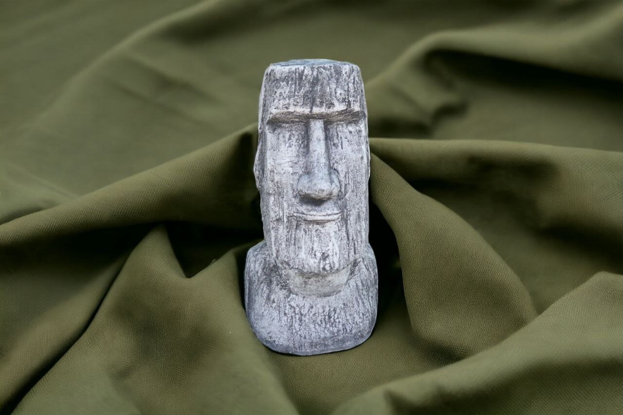Easter Island Head Statue Large Moai Head Figure Concrete Head ...