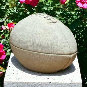 Football Ball Stone Statue Concrete American Football Figure Detailed ...