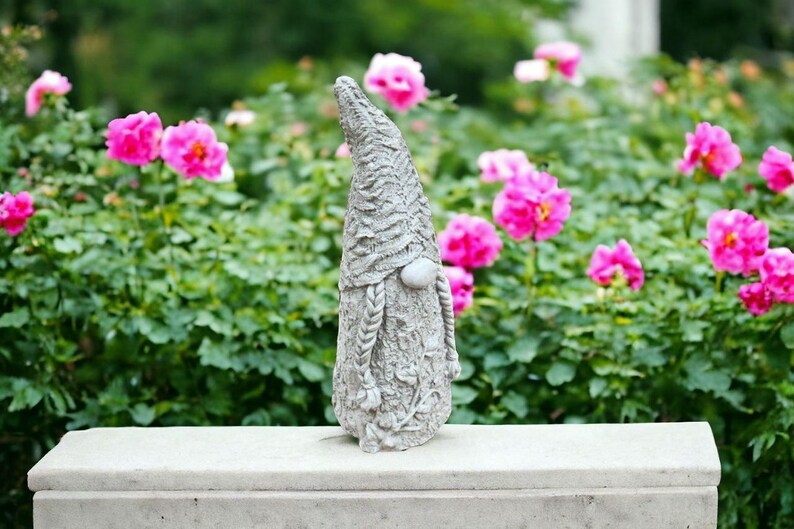 Lady With Braids Statue Detailed Toll Figure Standing Lady Gnome ...
