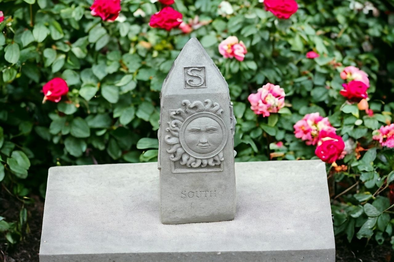 Large Directional Marker Outdoor Sculpture Garden Four Season ...