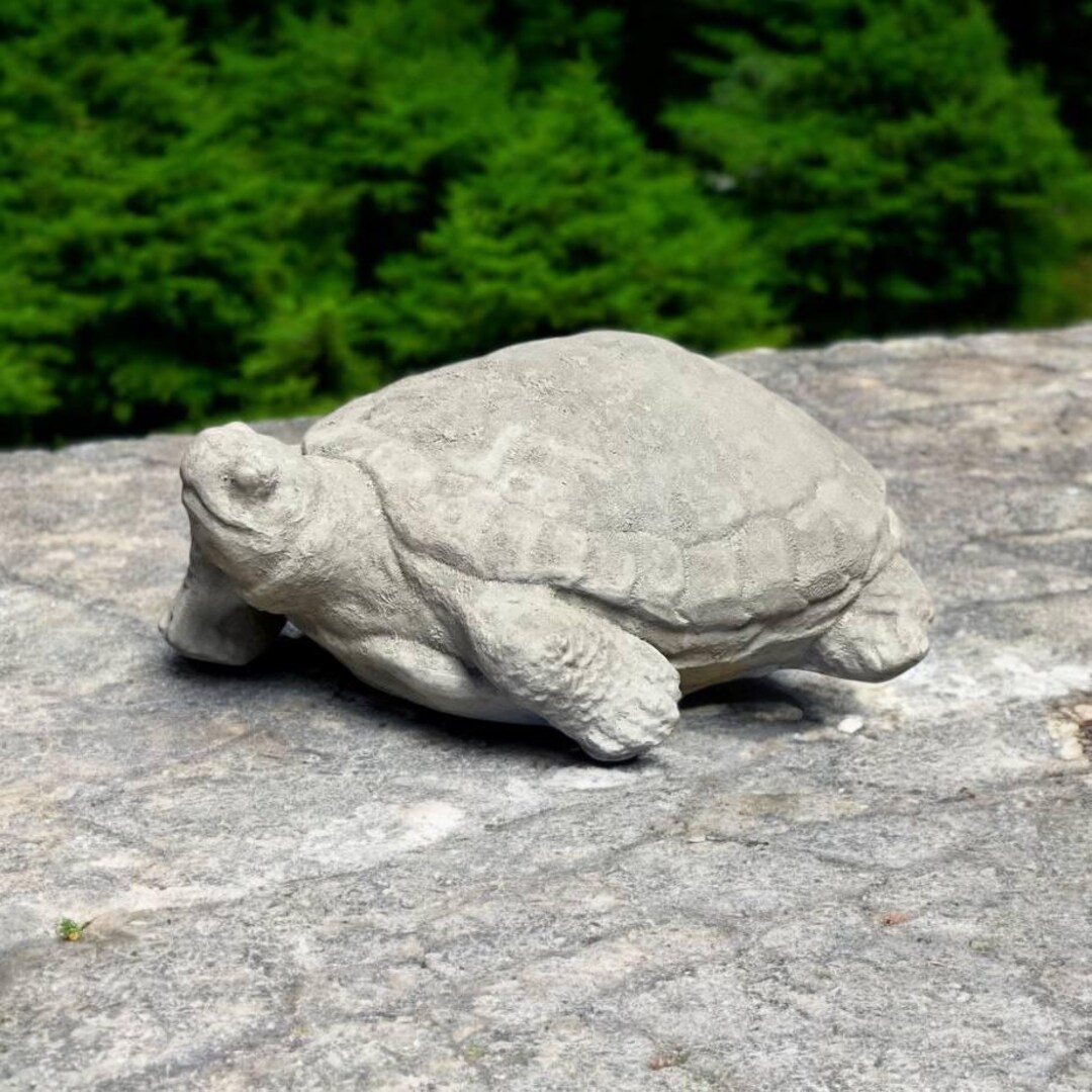 Diamondback Turtle Figure Stone Diamondback Turtle Sculpture Ocean ...