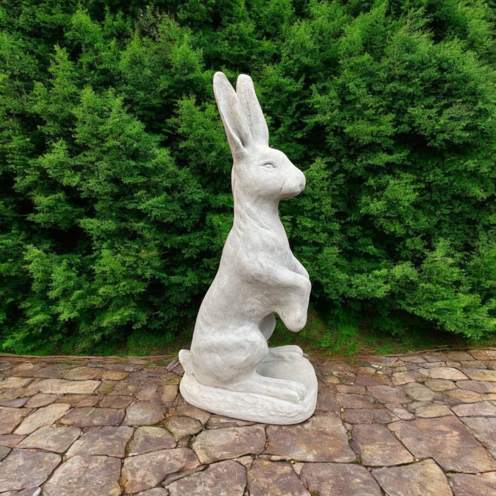 Texas Hare Rabbit Statue Stone Texas Hare Bunny Figure Concrete Bunny ...