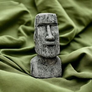 Easter Island Head Statue Large Moai Head Figure Concrete Head ...