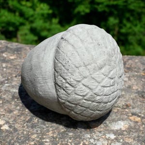 Concrete Acorn Statue Stone Acorn Figurine Large Acorn Figure Massive ...