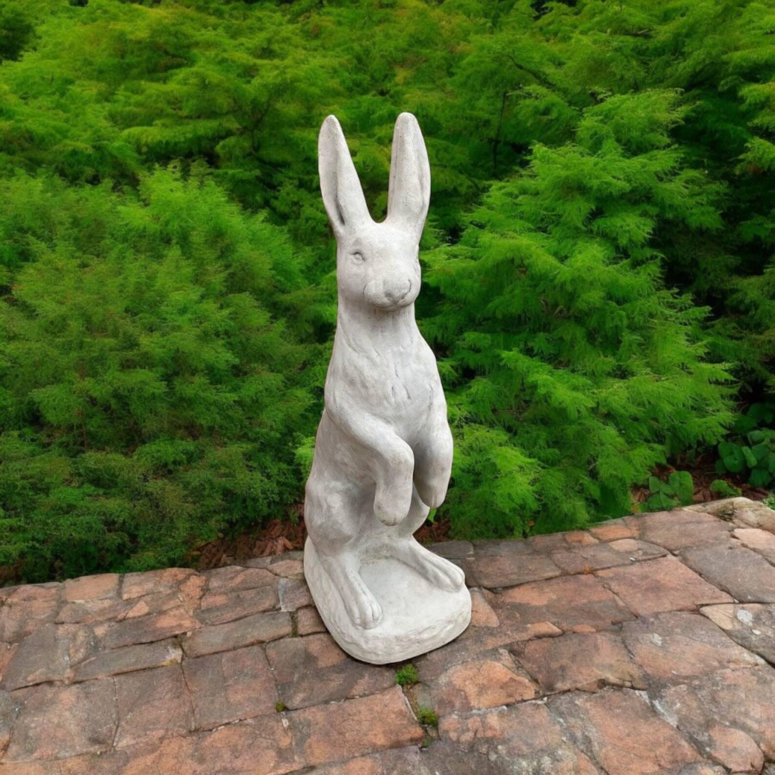 Texas Hare Rabbit Statue Stone Texas Hare Bunny Figure Concrete Bunny ...