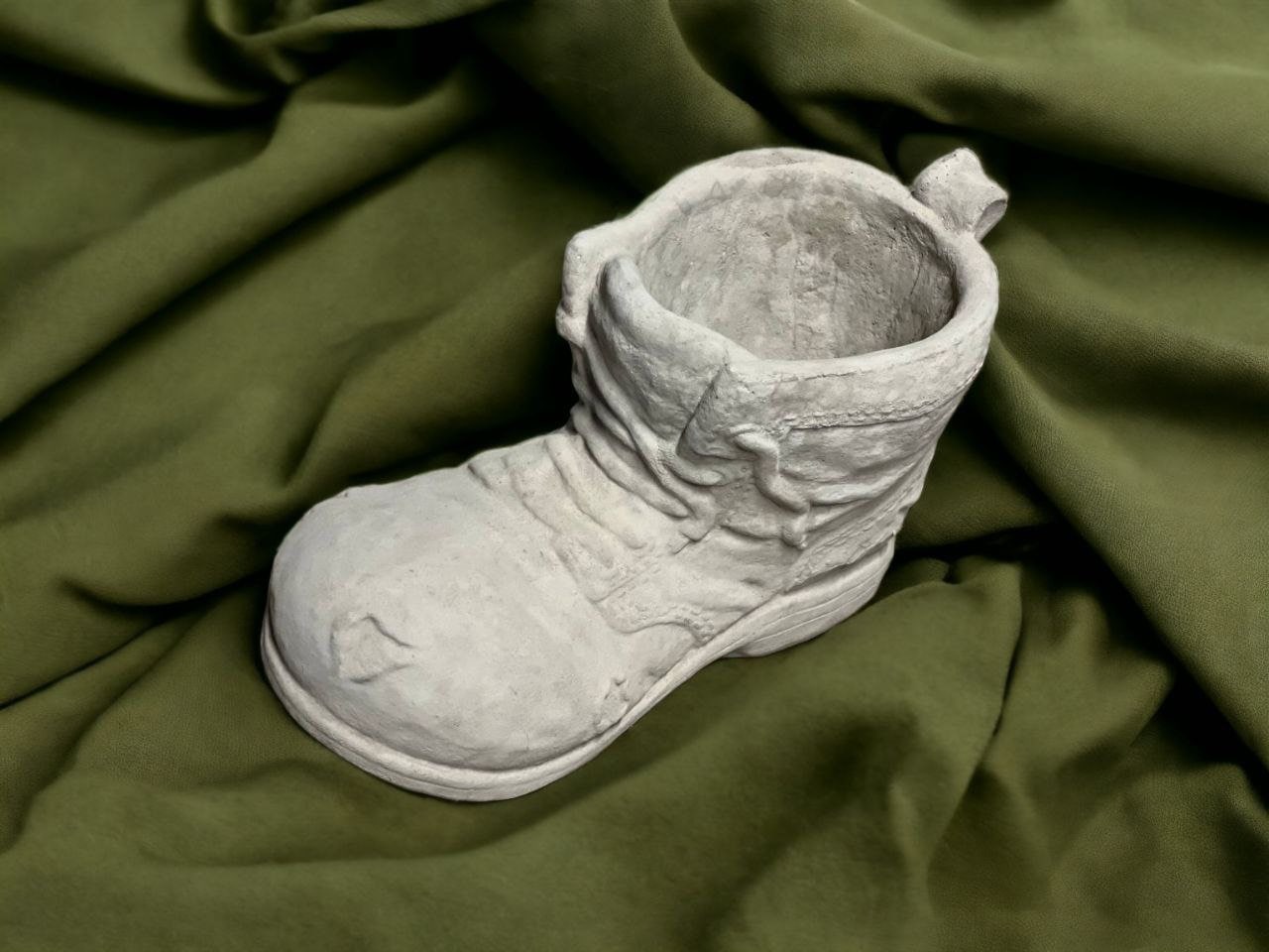 Massive Old Shoe Statue Concrete Flowers Planter Figure - Etsy