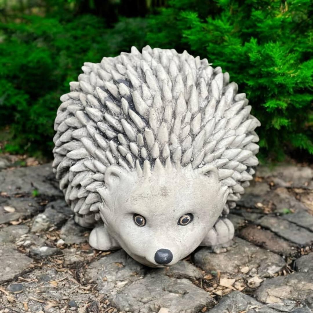 Hedgehog Bubba Stone Concrete Hedgehog Animal Statue Detailed Hedgehog ...