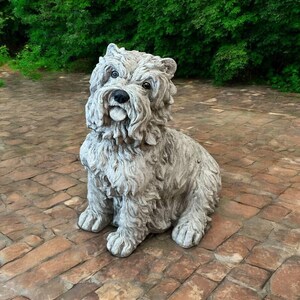 Realistic Maltese Dog Figure Masive Maltese Puppy Figurine Maltese ...
