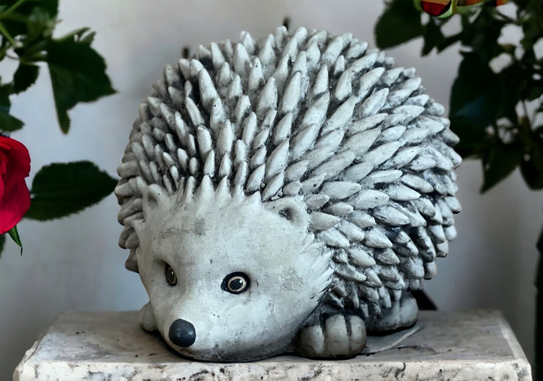 Detailed Hedgehog Bubba Statue Concrete Hedgehog Figure Forest Hedgehog ...