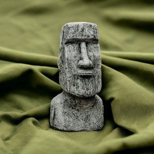 Easter Island Head Statue Large Moai Head Figure Concrete Head ...
