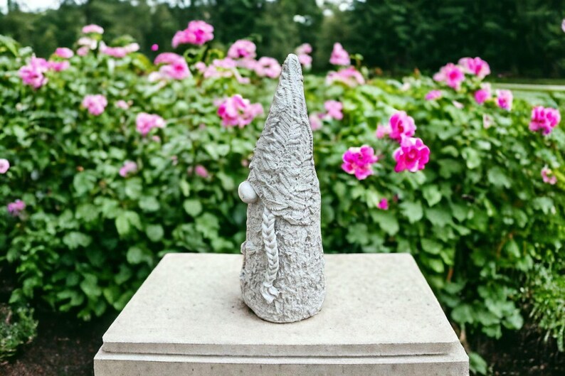 Lady With Braids Statue Detailed Toll Figure Standing Lady Gnome ...