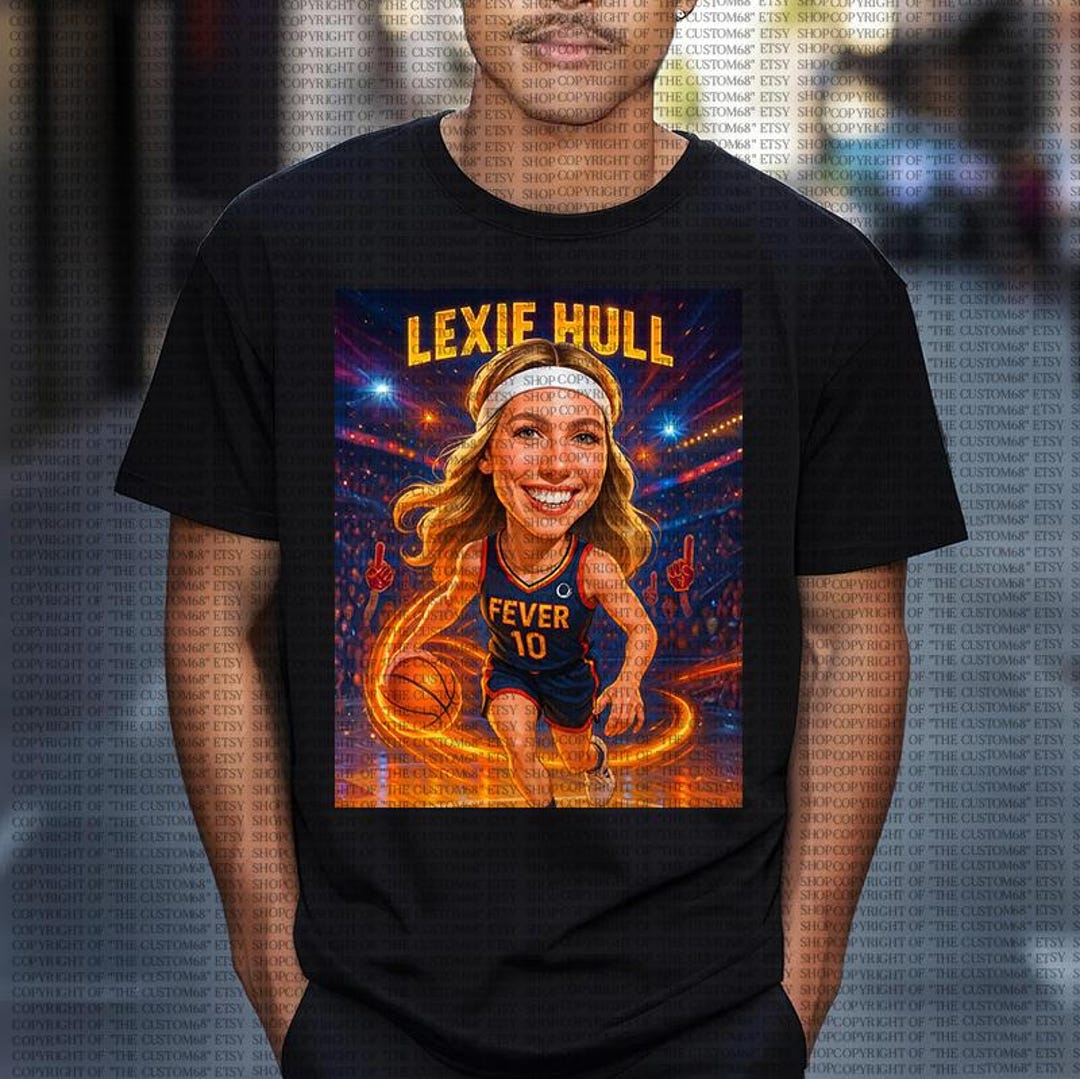 Lexie Hull Indiana Fever Shirt Basketball Player Step Sisters Vintage