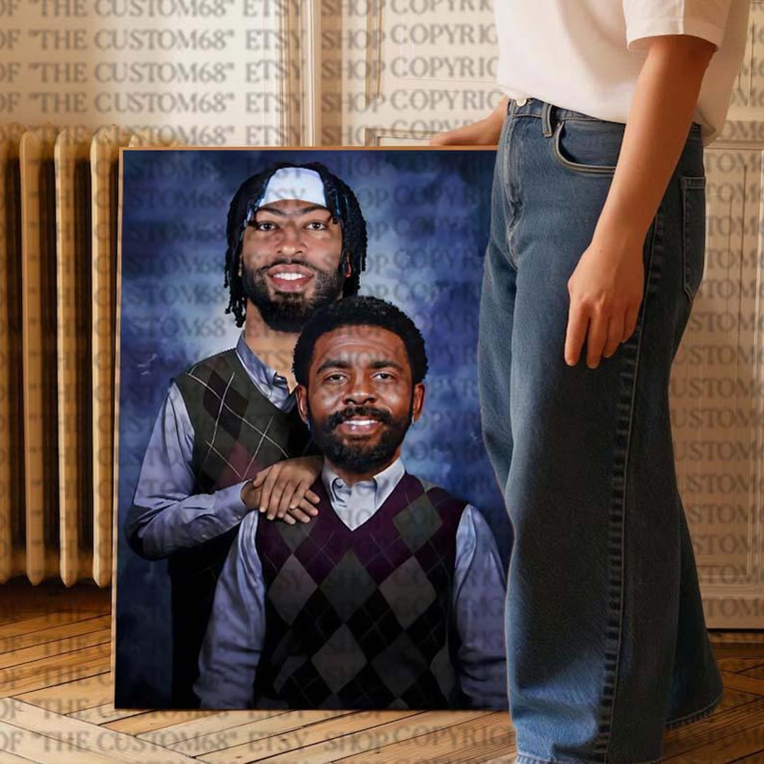 Kyrie Irving Anthony Davis Funny Poster Art Unique Wall Decor for ...