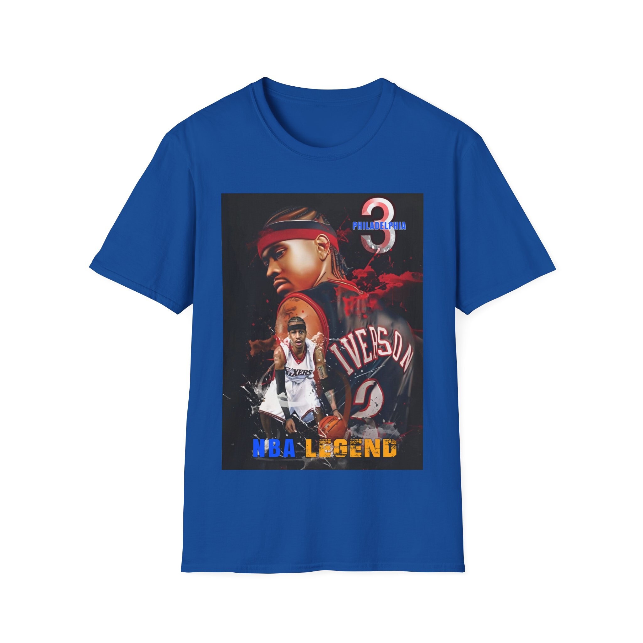 Allen Iverson Vintage Shirt 90s Philadelphia 76ers Merch - Etsy
