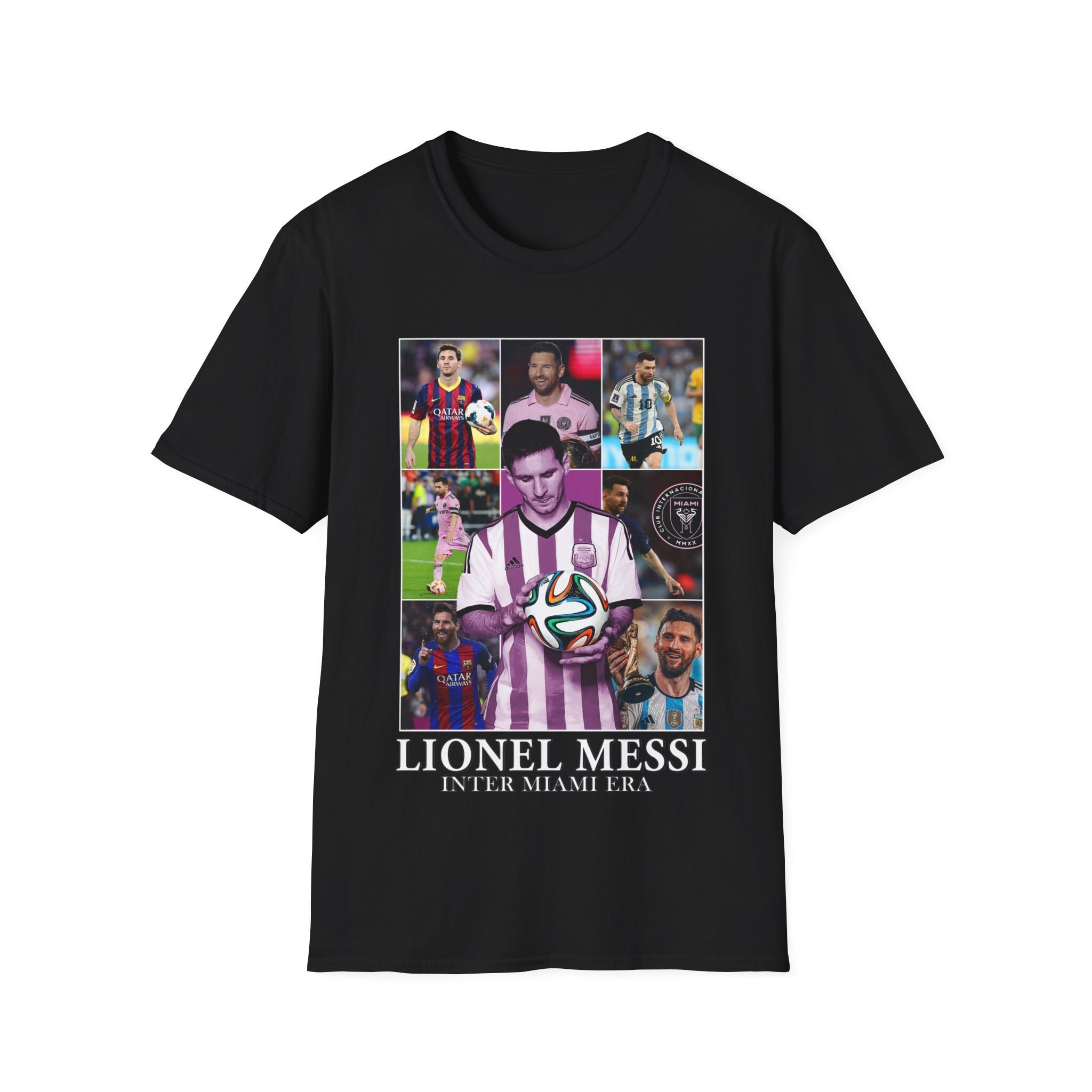 Lionel Messi Inter Miami Soccer Team Shirt Messi Graphic Tshirt ...