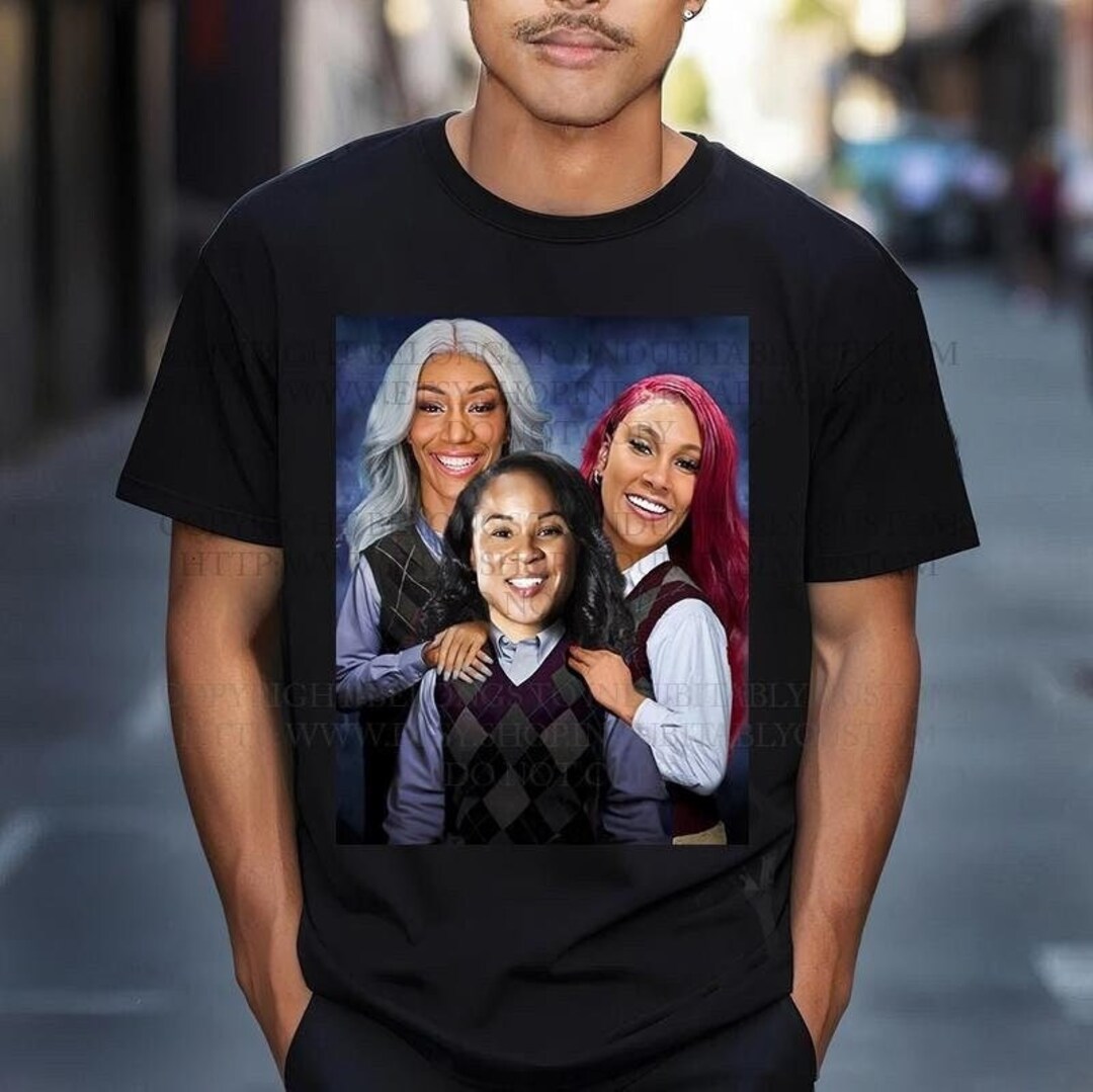 A'ja Wilson Dawn Staley Kamilla Cardoso Step Sisters Shirt South ...