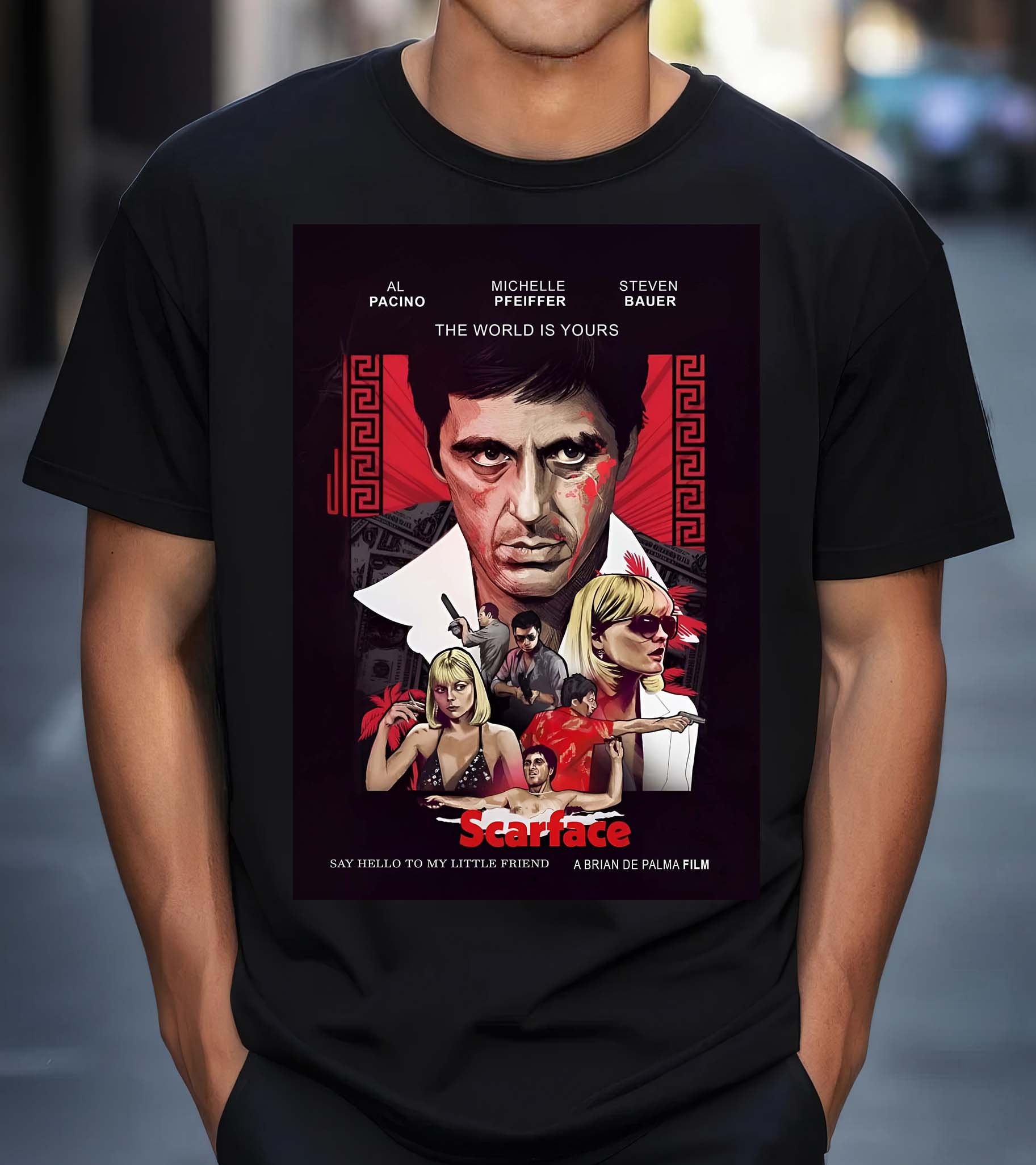 Scarface Vintage 90s Shirt Scarface Merch Hoodie Sweatshirt Al Pacino ...